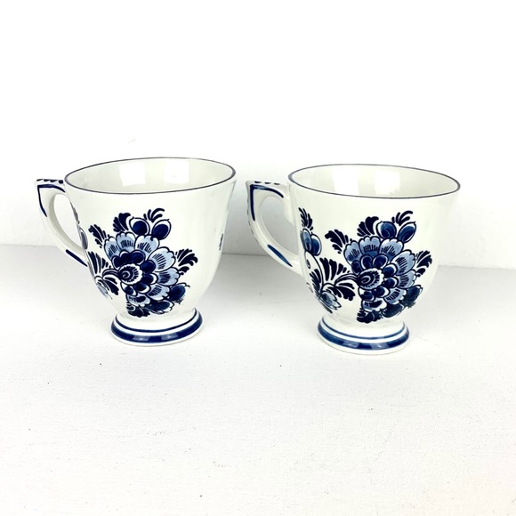 Delfts | Kitchen | Vintage Delfts Holland Hand Painted Tea Cups | Poshmark